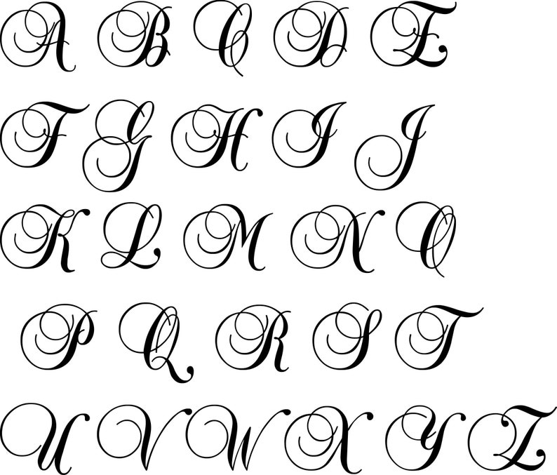 Wedding Monogram Cake Topper Custom Letter Initial Modern - Etsy