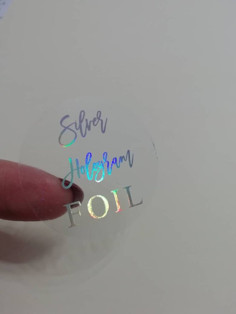 Real Foil Wedding Monogram Stickers For Envelope Clear and | Etsy