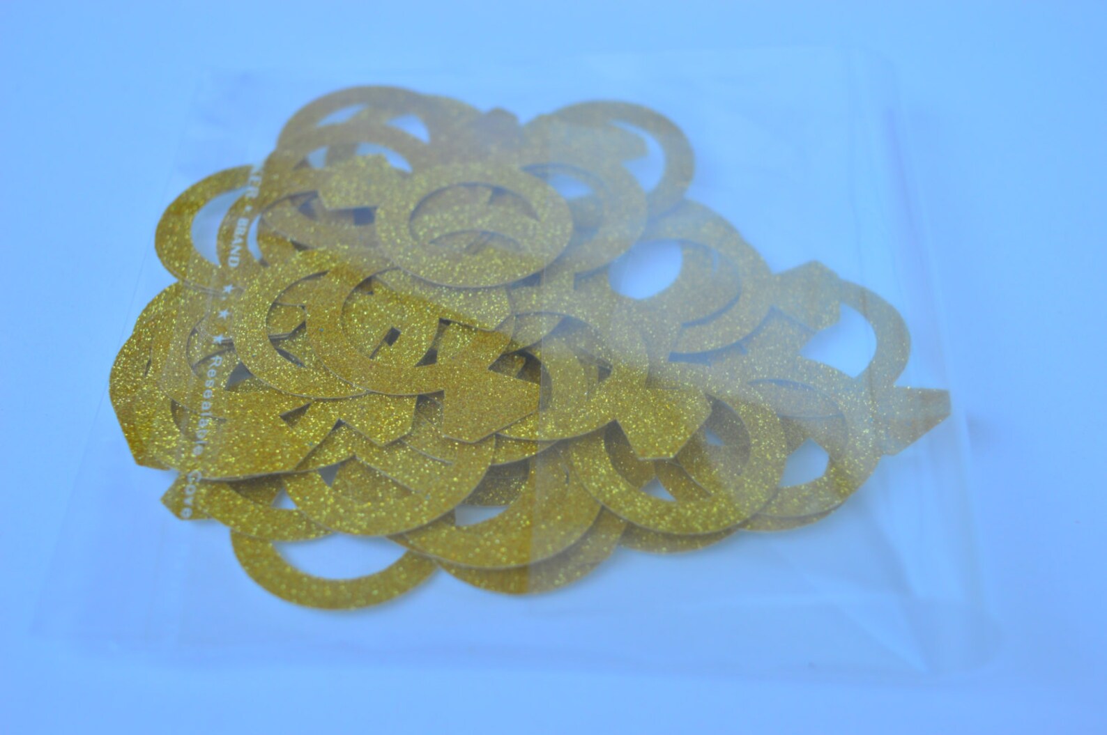 Rings Gold Confetti Engagement Ring Confetti Bachelorette Party ...