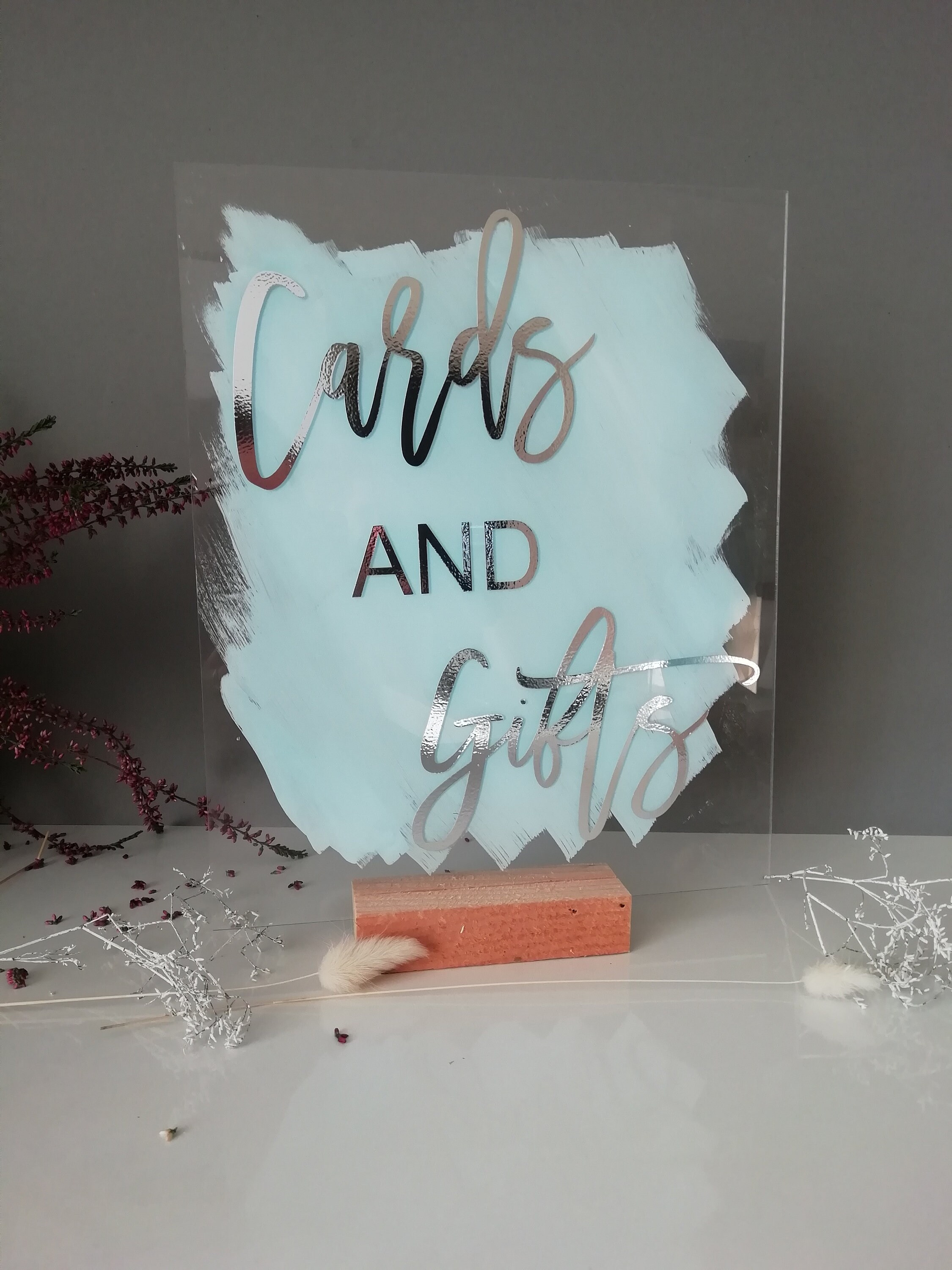 Wedding Acrylic Bundle Sign Clear Glass Look Table Signs | Etsy