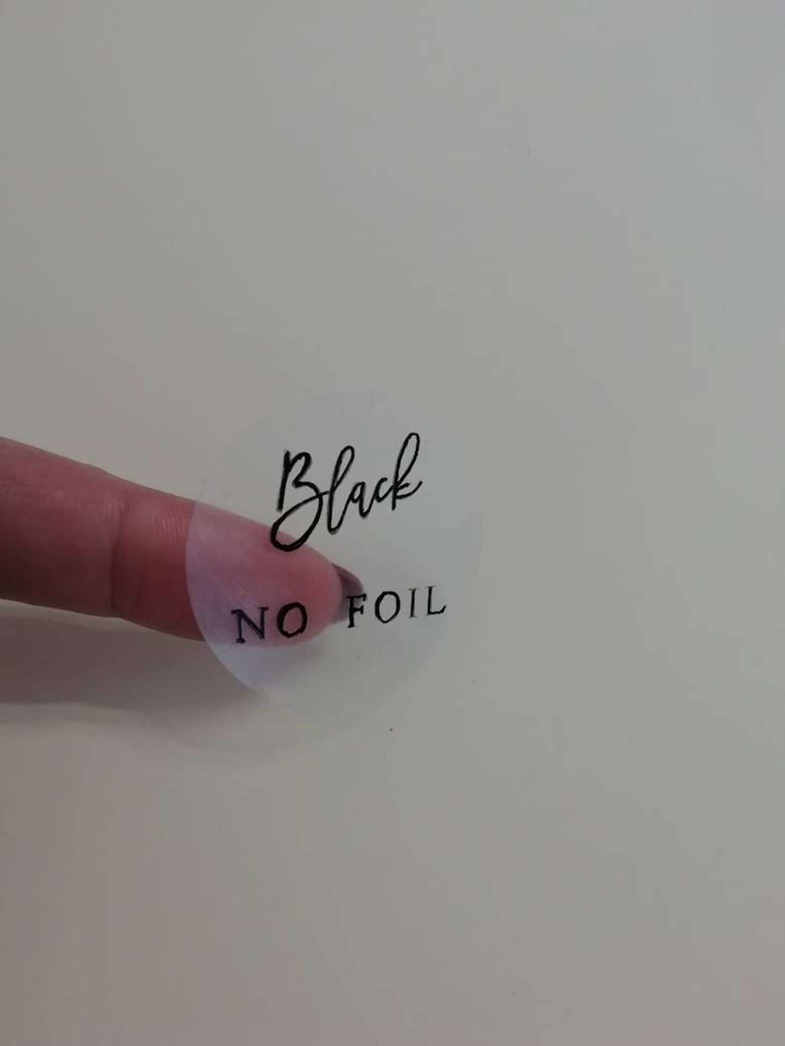 Round Gold Foil Stickers Personalized Clear and White Favor | Etsy