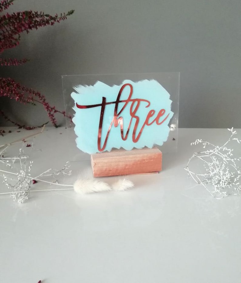 Wedding Acrylic Bundle Sign Clear Glass Look Table Signs - Etsy