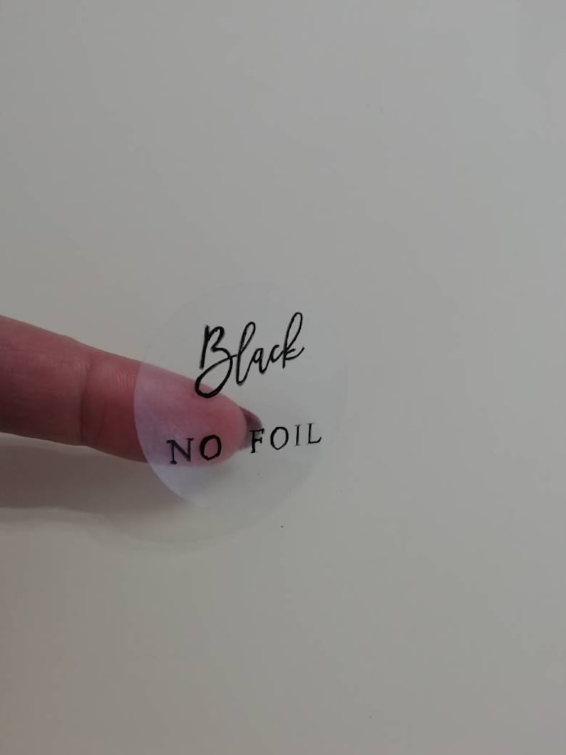 Real Foil Wedding Monogram Stickers For Envelope Clear and | Etsy