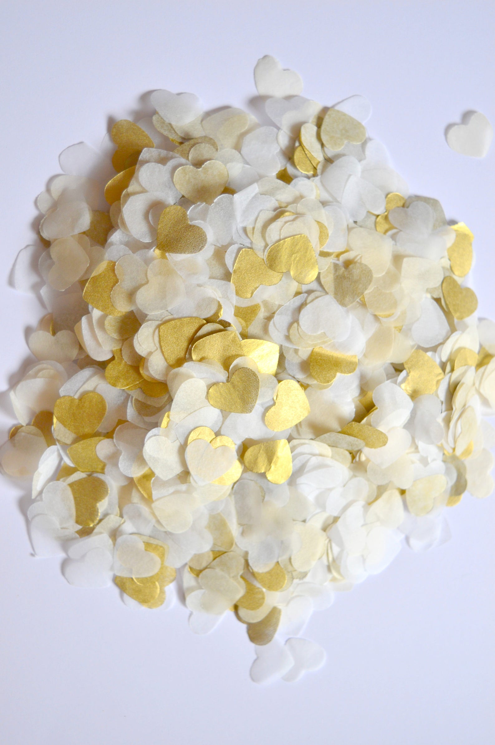 Tissue Confetti Hearts Wedding Confetti Wedding Favor Table | Etsy