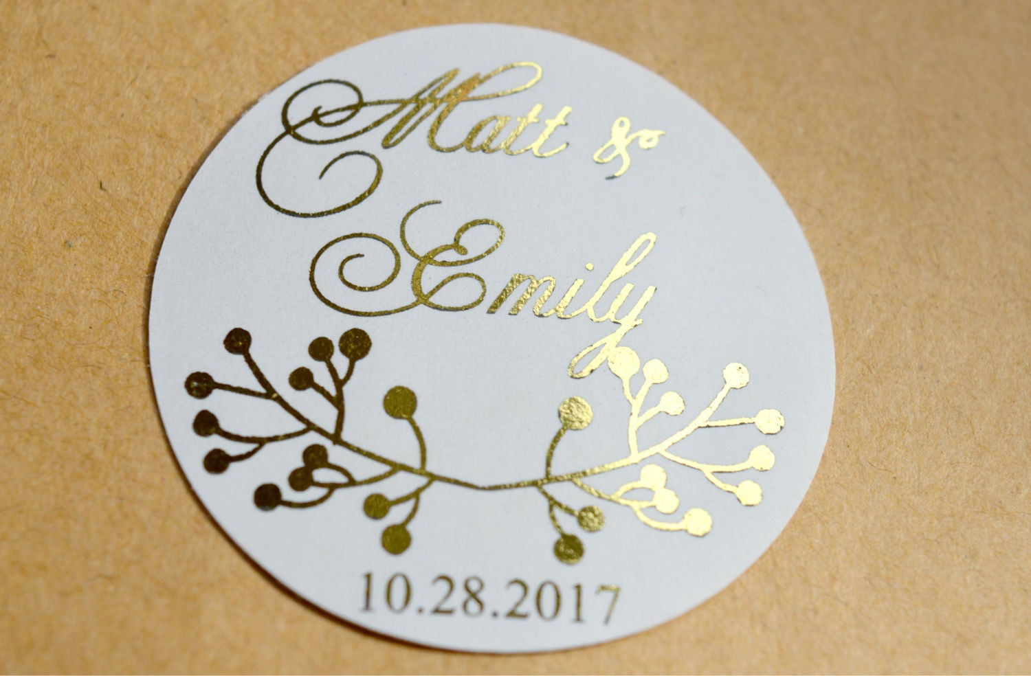 Custom Wedding Stickers Product Labels Simple Thank You | Etsy