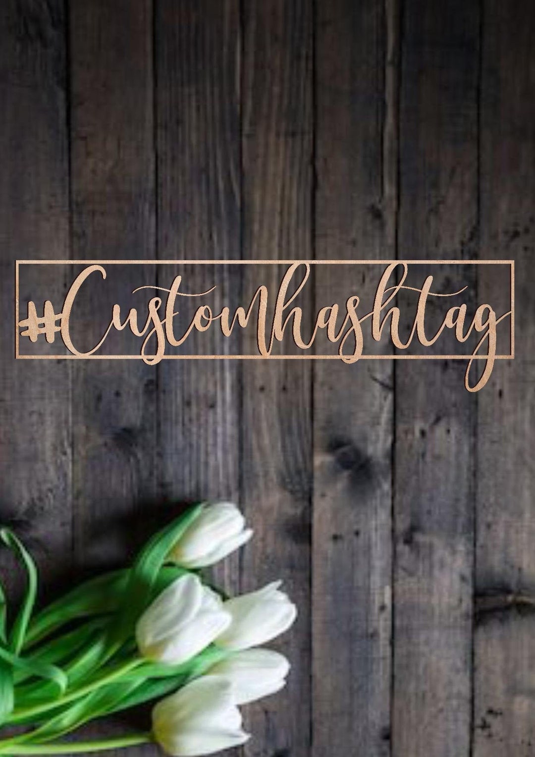 Custom Hashtag Sign Wood Personalized Wedding Hashtag Sign # Instagram ...