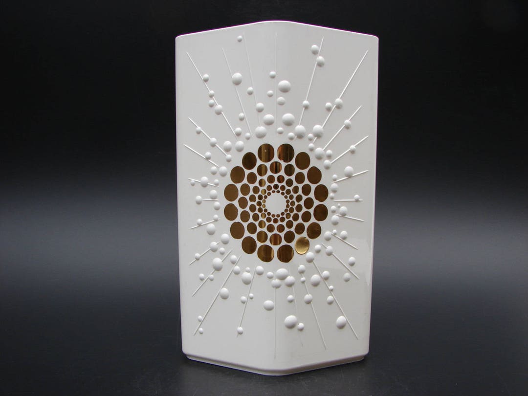 Vintage Atomic Vase Space Age Design Plastic Op Art Sunburst Vase - Etsy