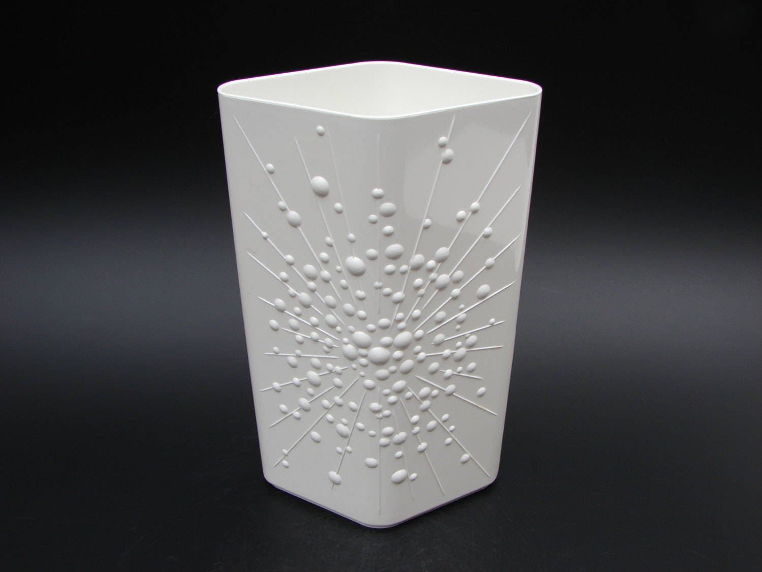 Vintage Atomic Vase Space Age Design Plastic Op Art Sunburst Vase - Etsy