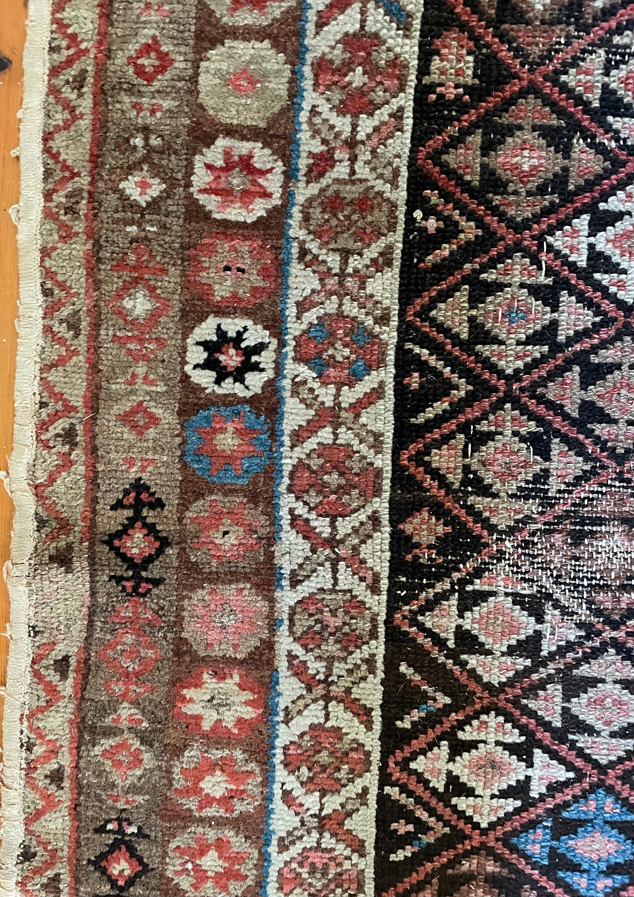 Antique Hand Loomed Wool Rug - Etsy