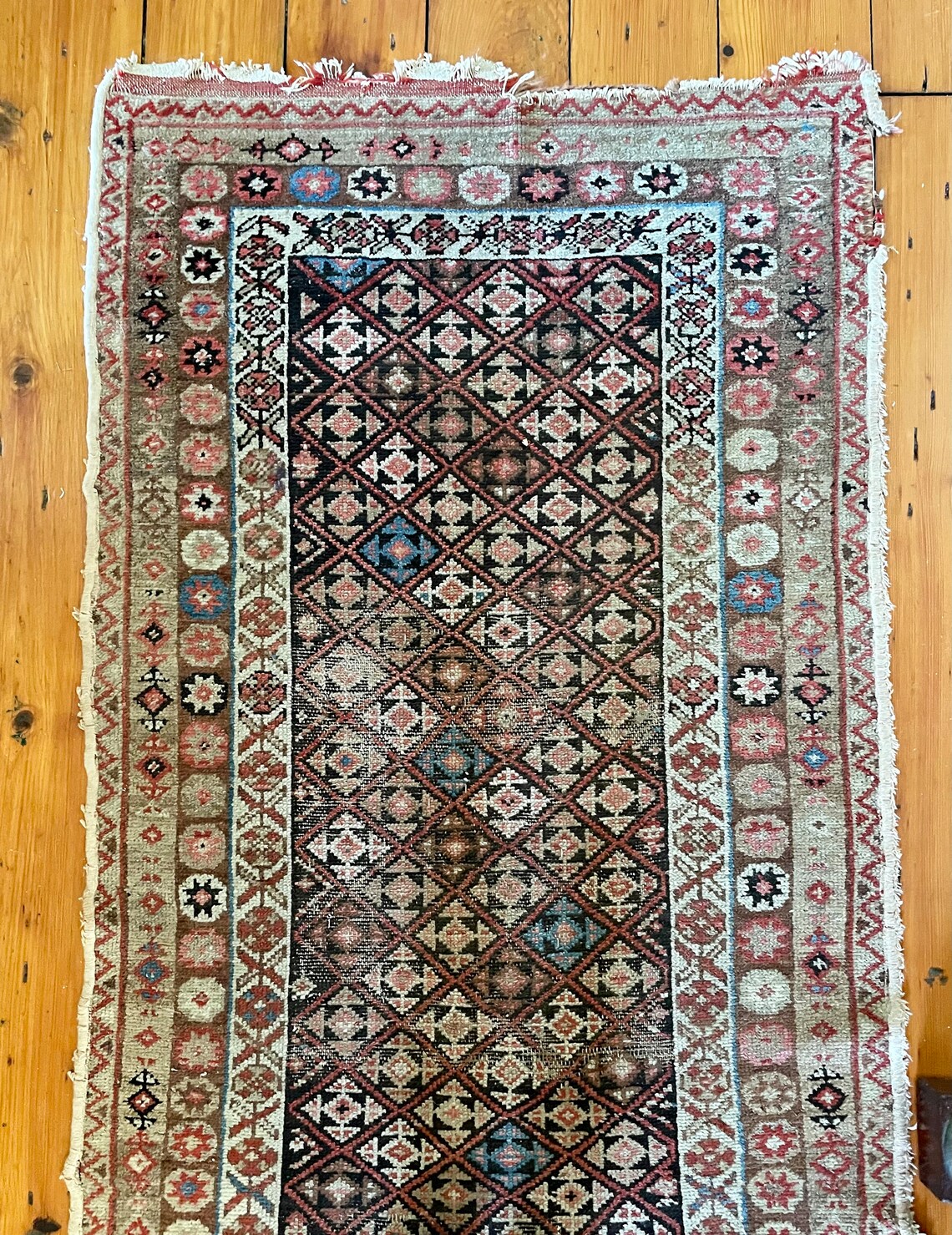 Antique Hand Loomed Wool Rug - Etsy