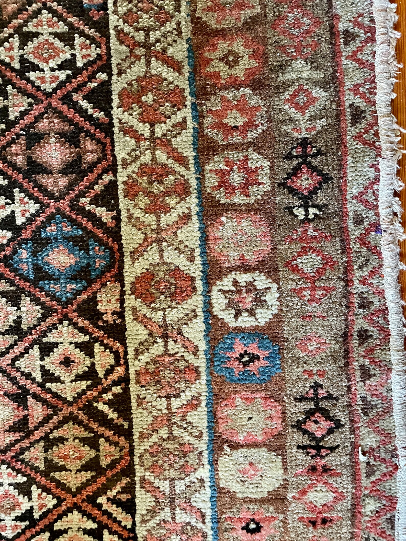 Antique Hand Loomed Wool Rug - Etsy