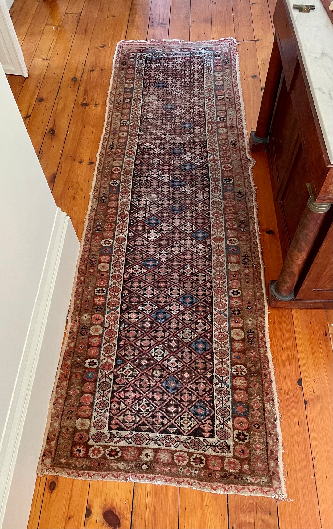 Antique Hand Loomed Wool Rug - Etsy