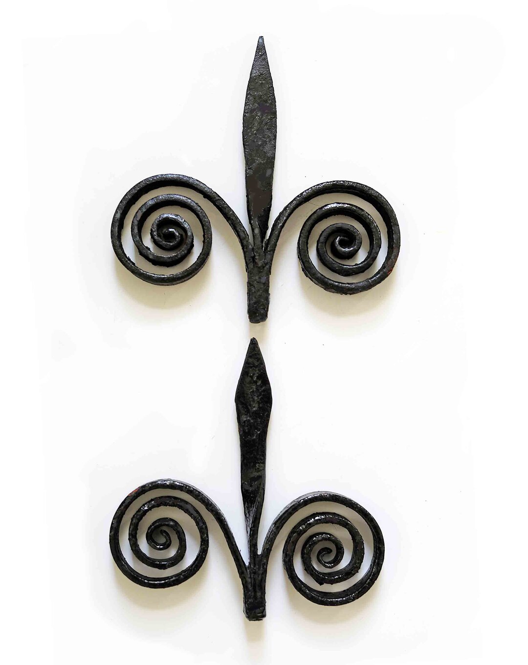 Antique Wrought Iron Finials • Architectural Artifacts - A Pair - Etsy