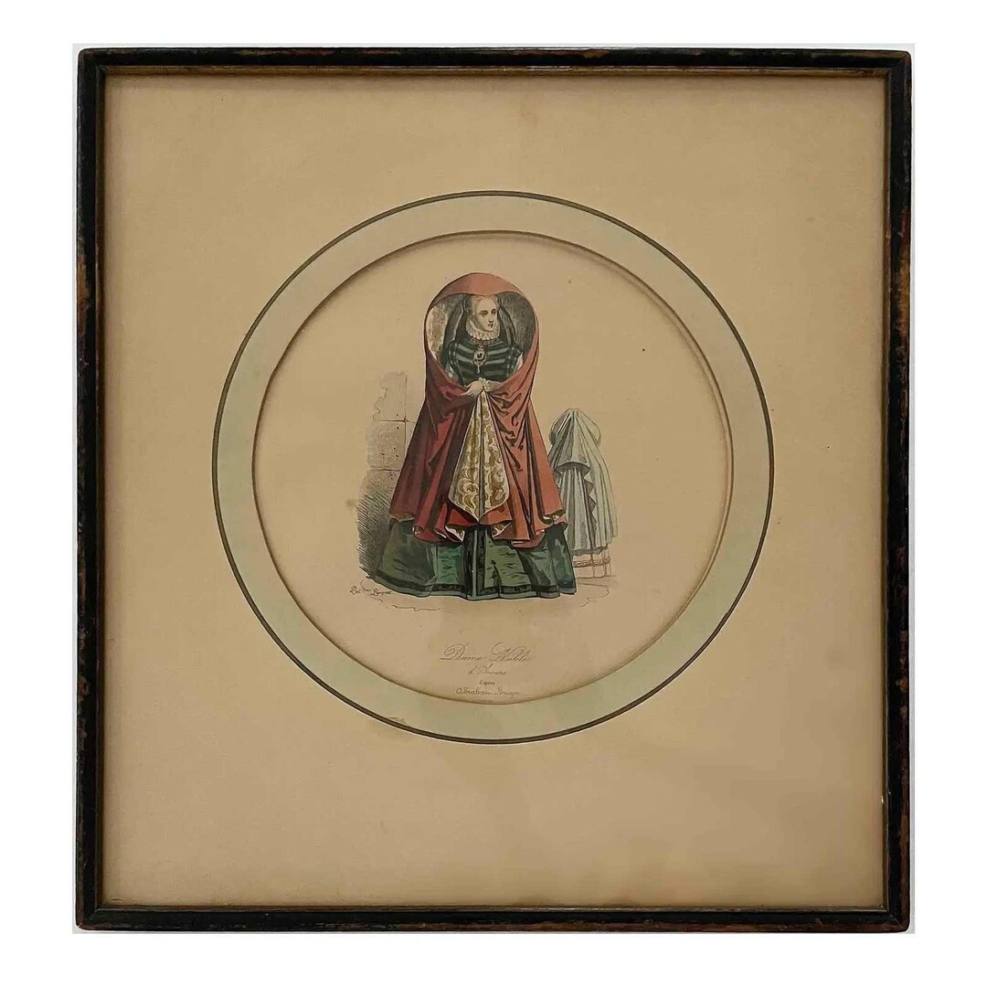 Vintage French Fine Art Prints - A Pair - Etsy