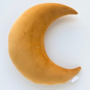 Moon Cushion - Mustard Velvet, Moon Pillow, Kids Cushion, Kids Pillow ...