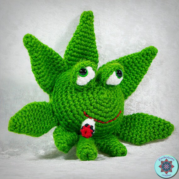 Marijuana Bead Crochet Rope