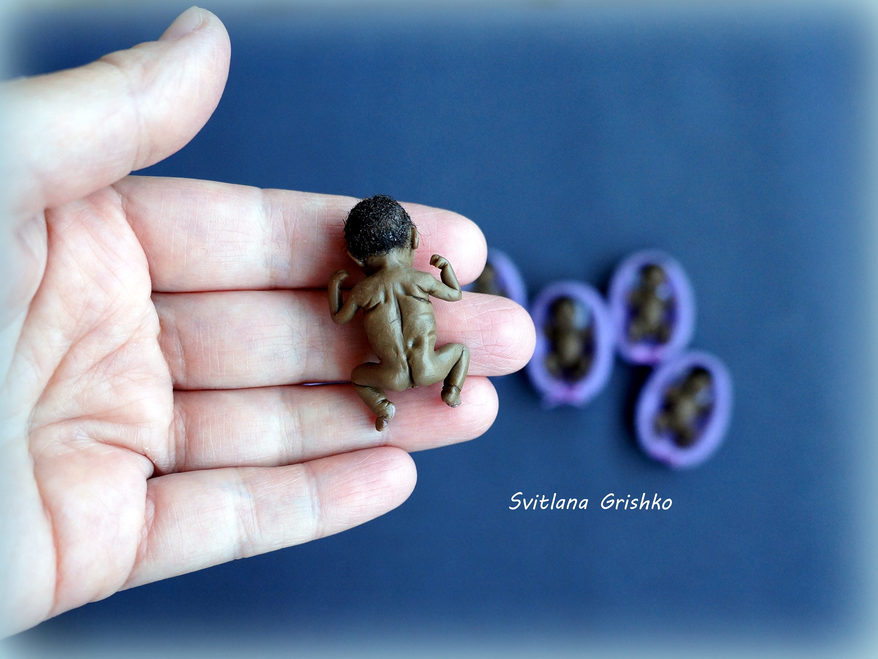 Miniature Baby BOY Clay Realistic Dollhouse 1:12 SCALE 1050 - Etsy