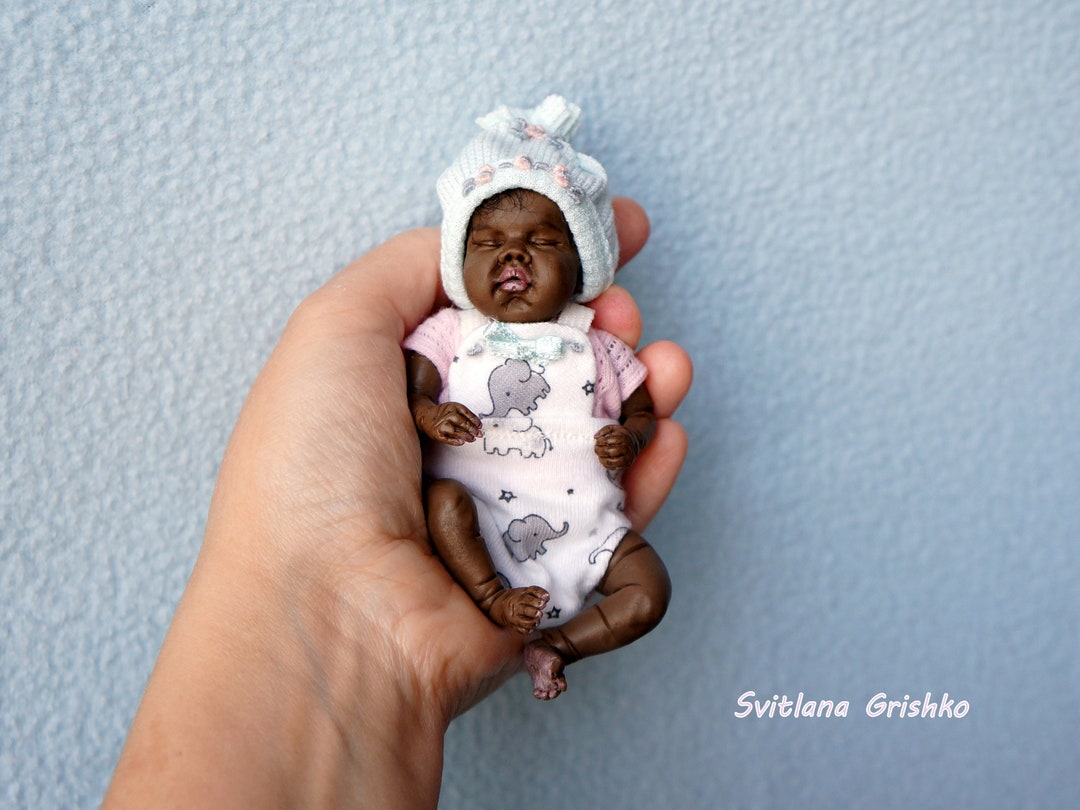OOAK Baby Polymer Clay Sculpture Realistic 45 Inches - Etsy
