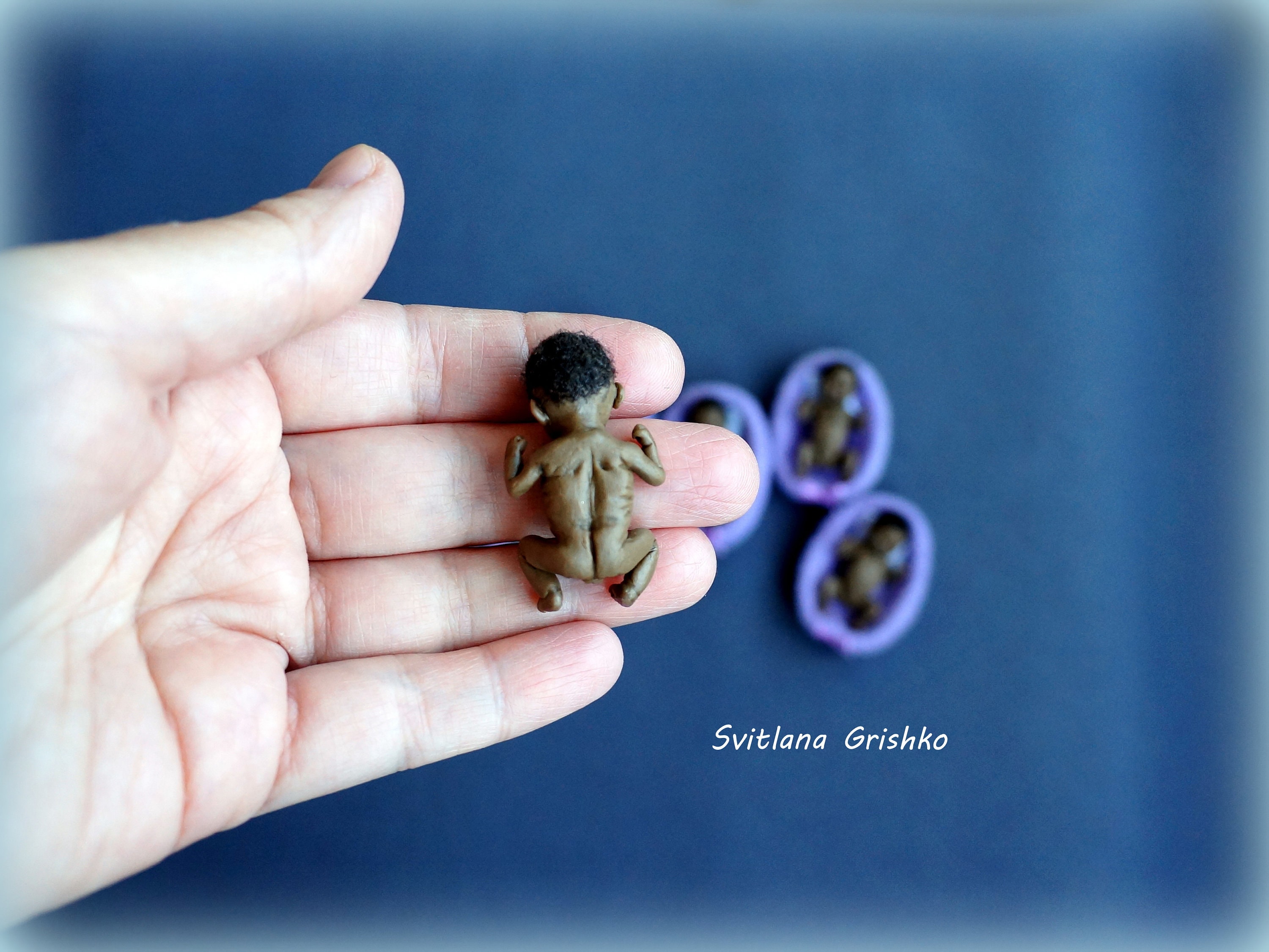 Miniature Baby BOY Clay Realistic Dollhouse 1:12 SCALE 1047 - Etsy