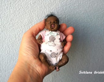 Beautiful Polymer Clay Bundle Baby,dollhouse Mini,ooak,artist Doll,gift ...