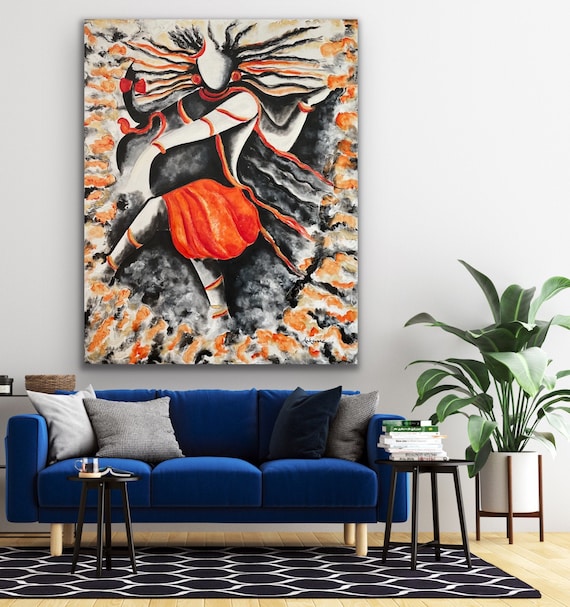 Nataraja Painting Modern Art
