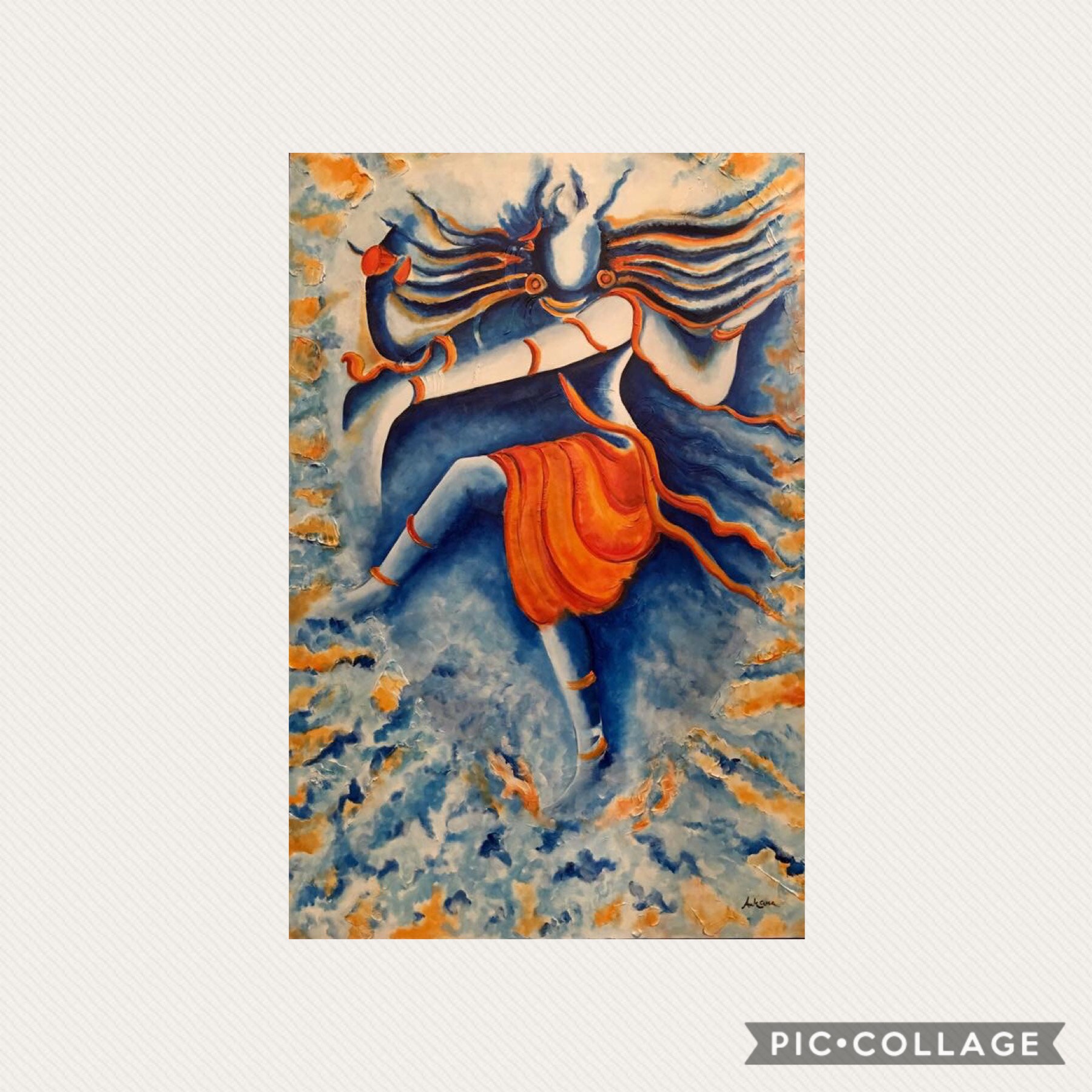 Nataraja Painting Modern Art