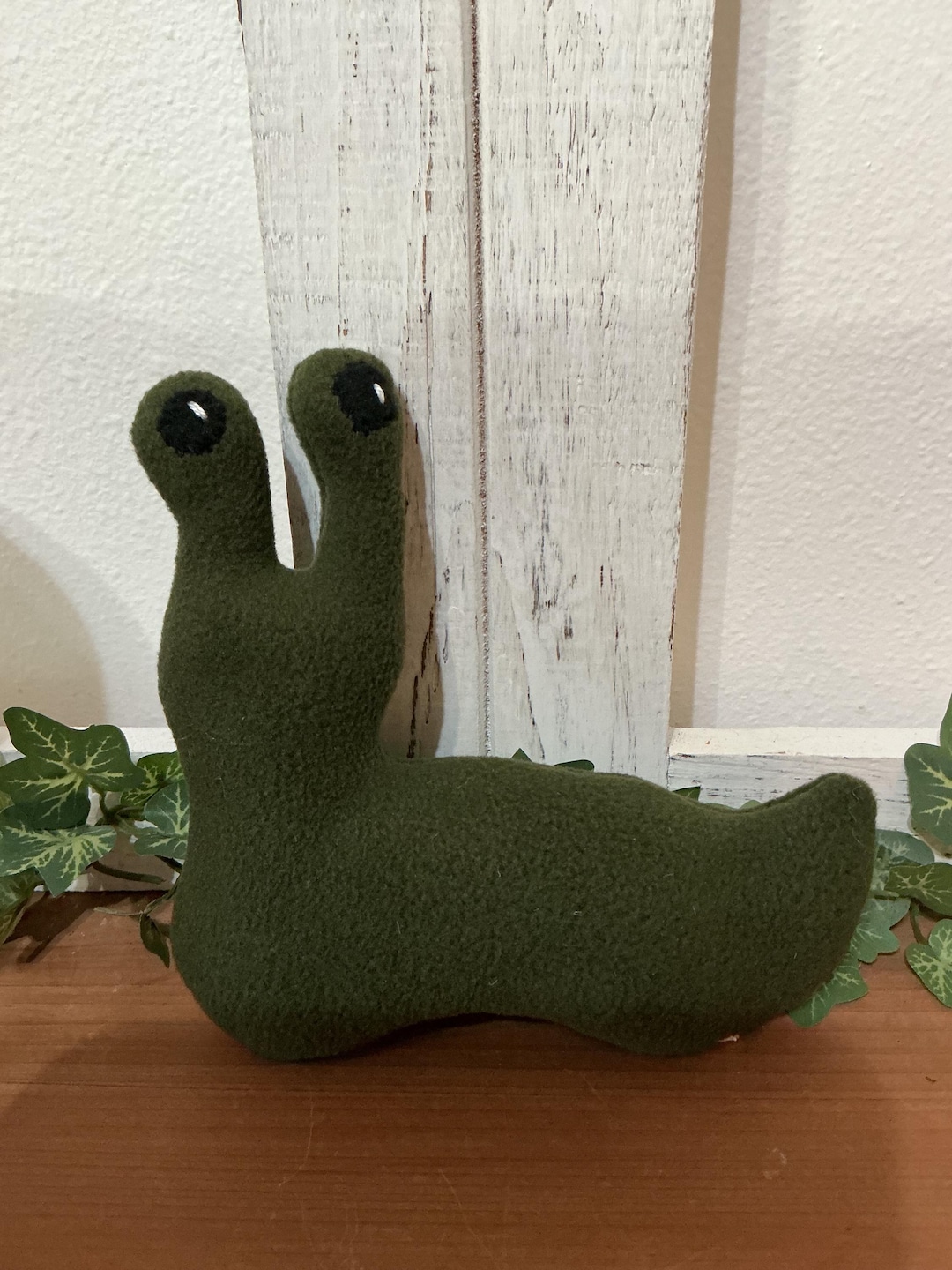 Small Plush Slug Stuffed Animal, Garden Room Decor, Nursery Decor, Baby ...