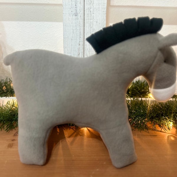Stuffed Donkey - Etsy
