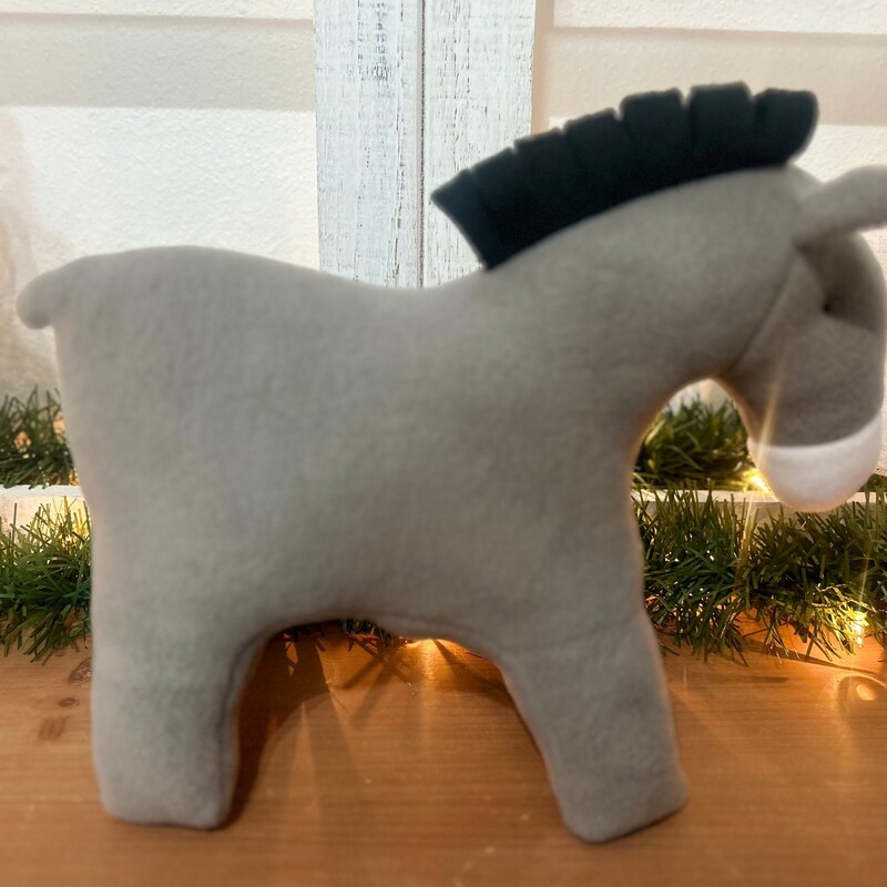 Stuffed Donkey - Etsy