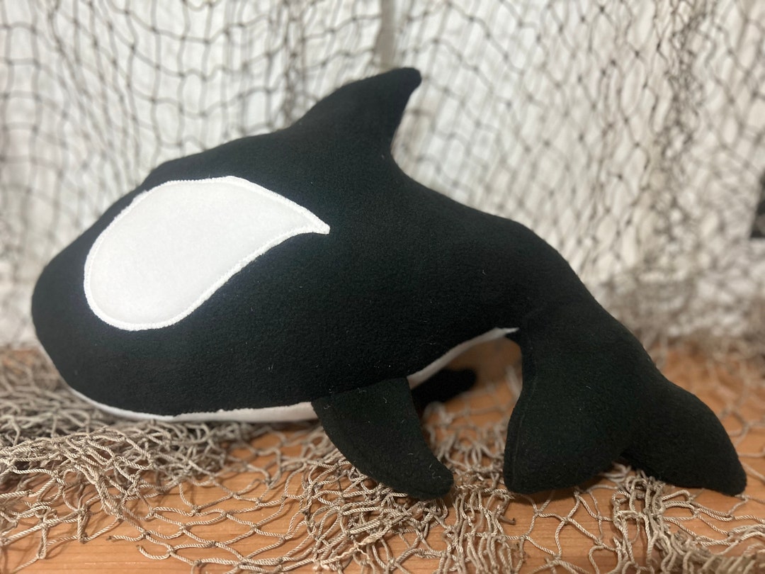 Plush Orca Stuffed Animal, Baby Shower Gift, Under the Sea, Nursery ...