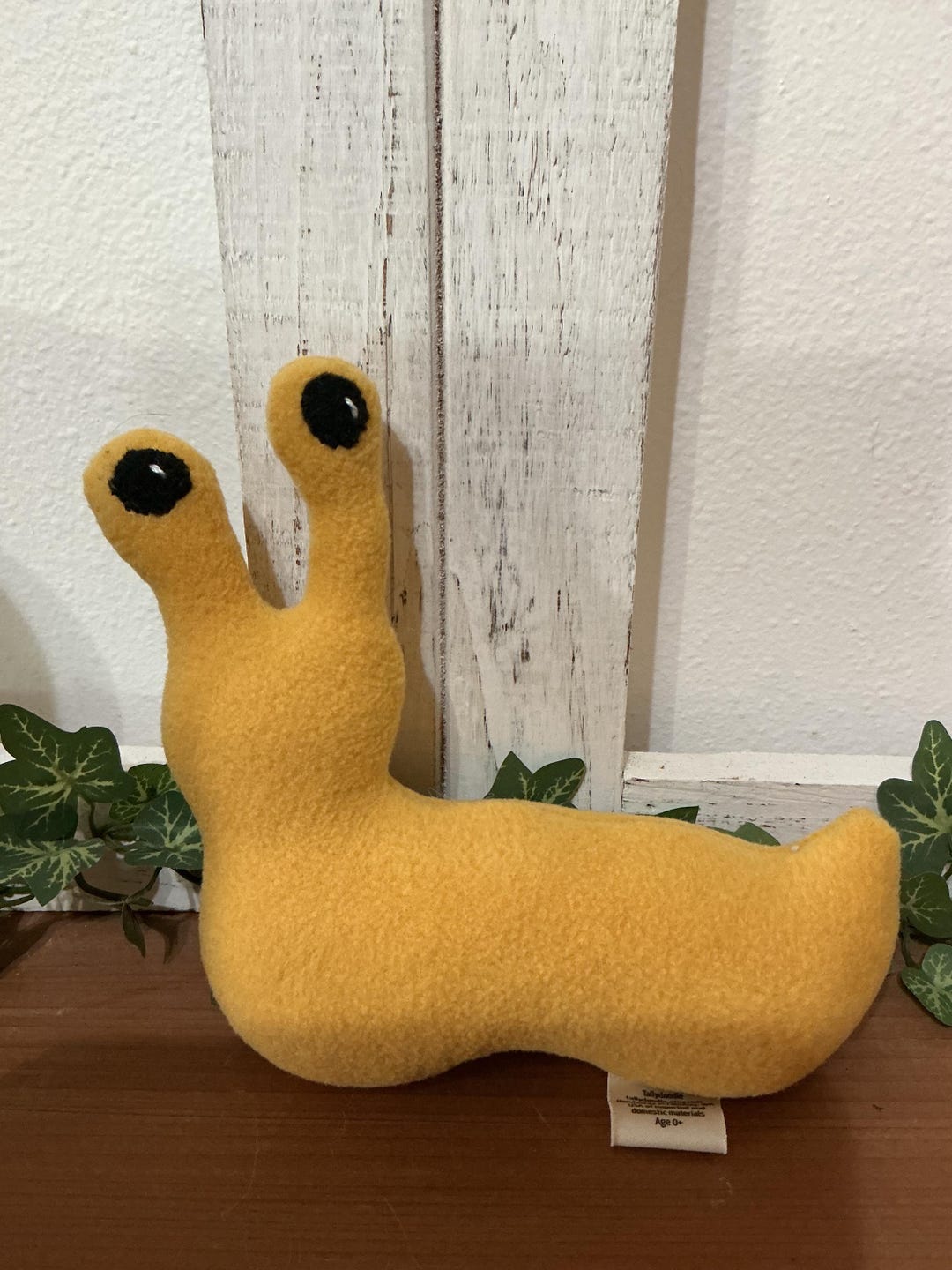 Small Plush Banana Slug Stuffed Animal, Garden Room Decor, Nursery ...