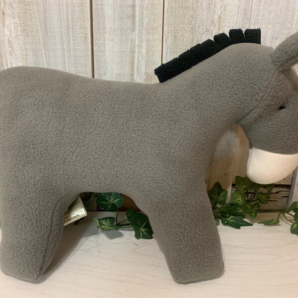 Stuffed Donkey - Etsy