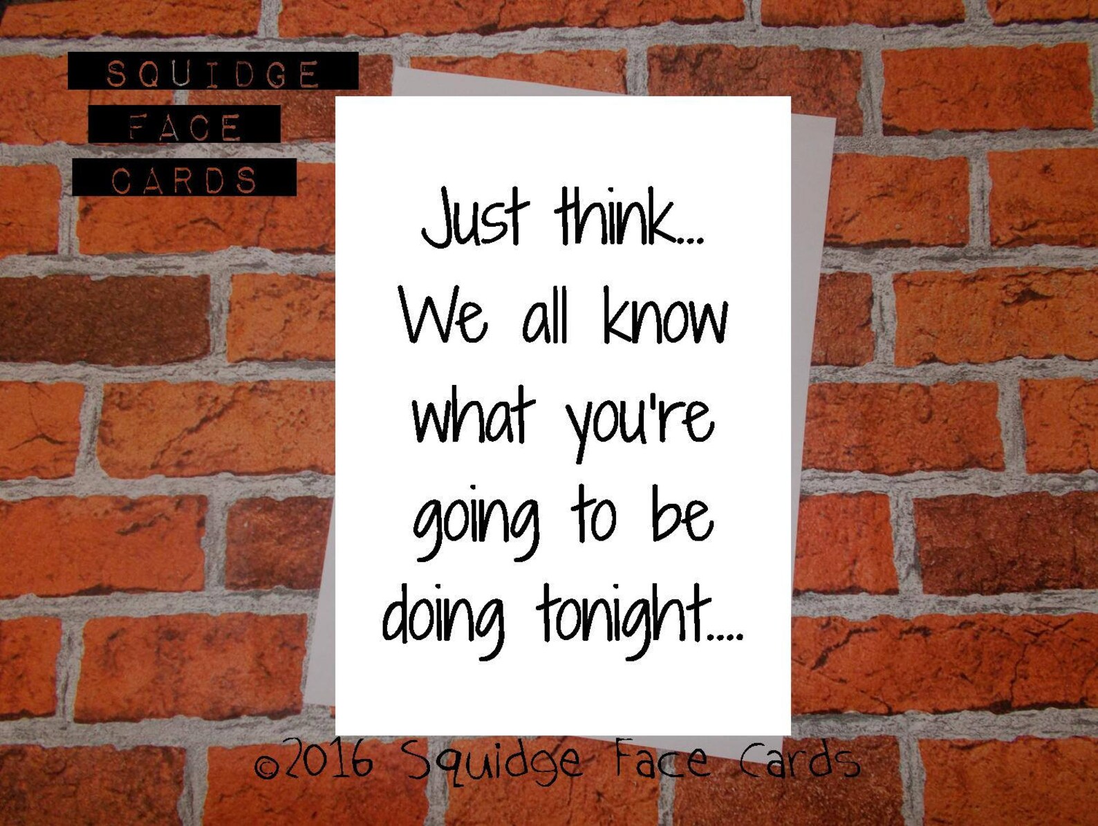 Cheeky Wedding Card Just Think...we All Know What You're - Etsy UK