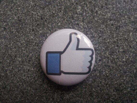 25mm/1 Inch Button Badge Thumbs up Pin Badge Collectable | Etsy