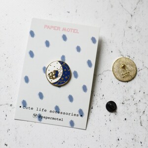 Cosmic Enamel Pin / Meteorite Pin - Etsy
