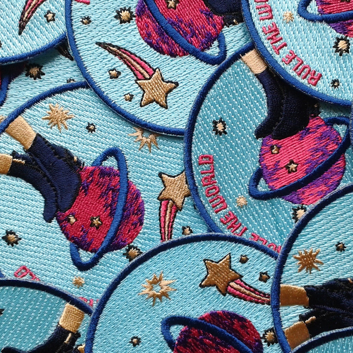Feminist Iron on Patch / Cosmic Patch / rule the | Etsy