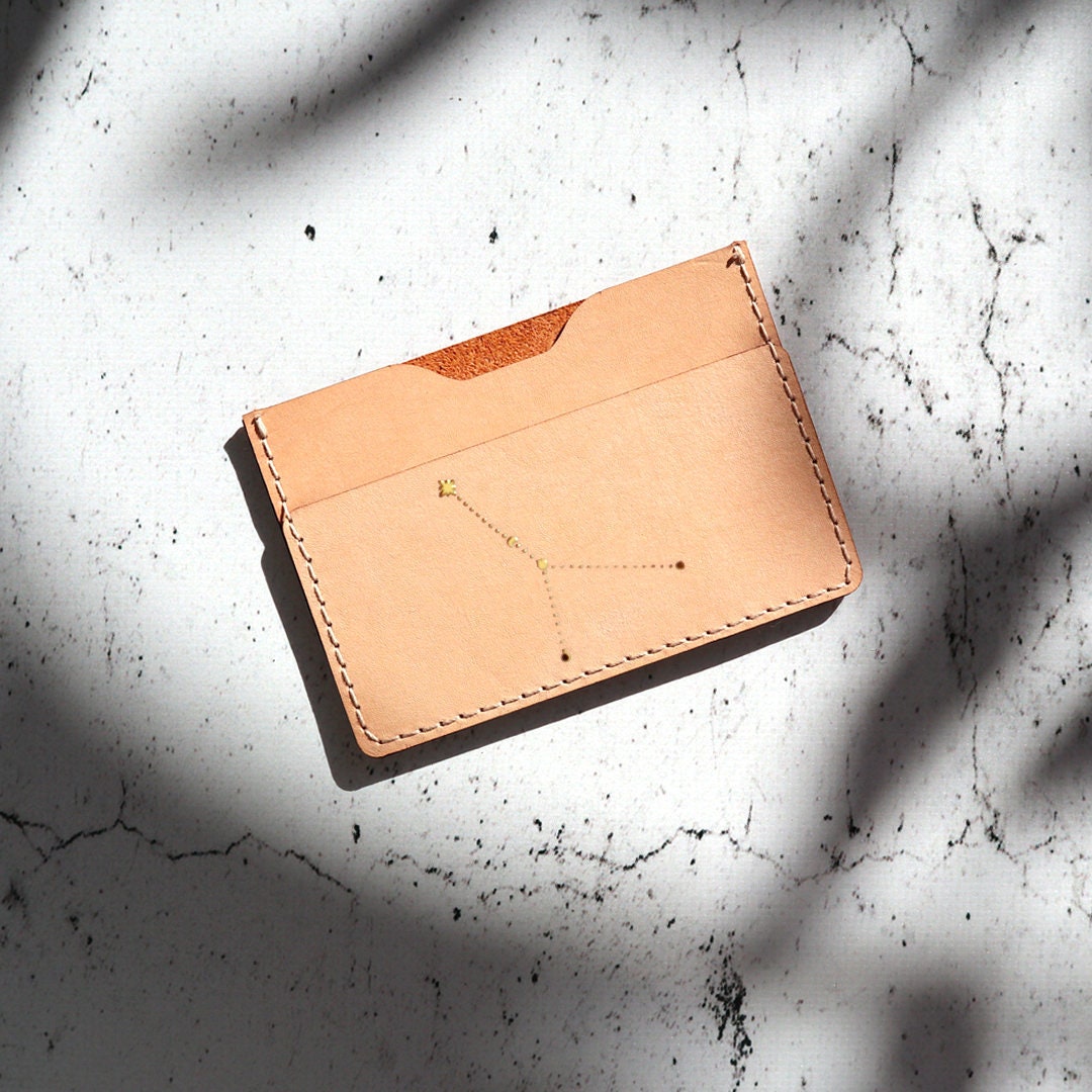 Zodiac Card Holder Leather Astrological Sign Card Case - Etsy