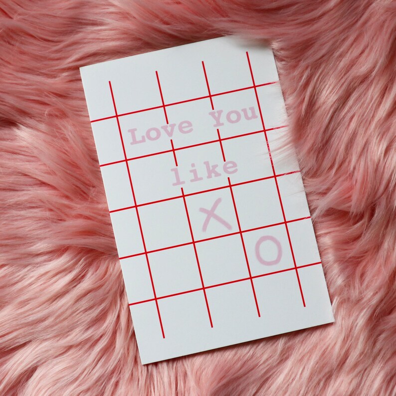 Love You Like XO Card / Anniversary Card - Etsy