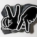 Virginia VA Hands Sticker - Etsy