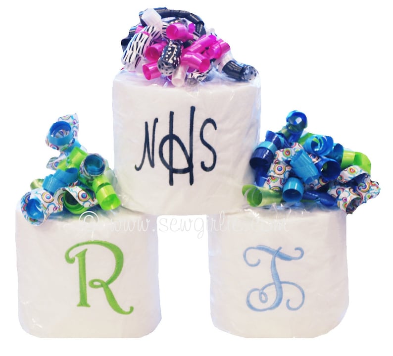 Preppy Personalized Monogrammed Toilet Paper/monogrammed Tp/decorative ...