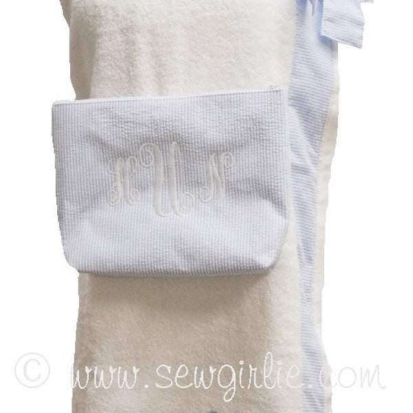 Monogrammed Spa Wrap - Etsy