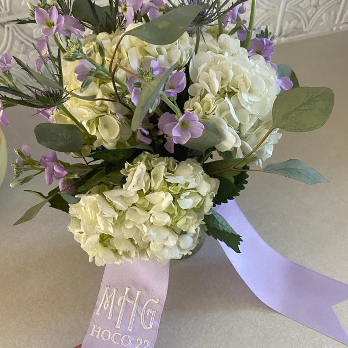 Preppy Monogrammed Homecoming or Prom Bouquet - Etsy