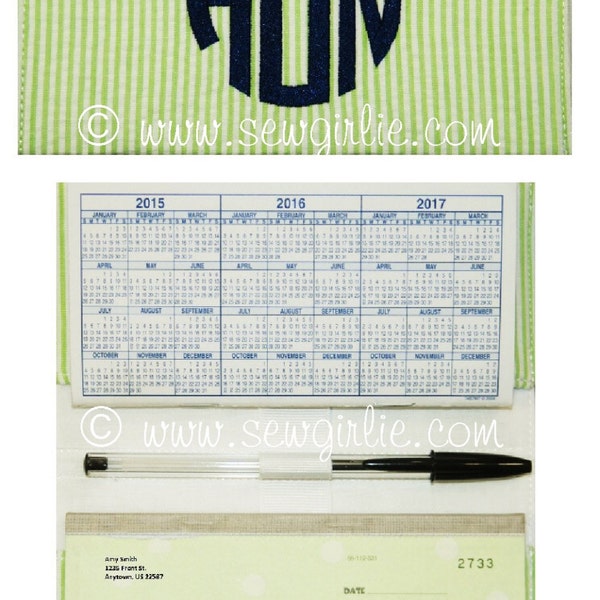 Preppy Checkbook - Etsy