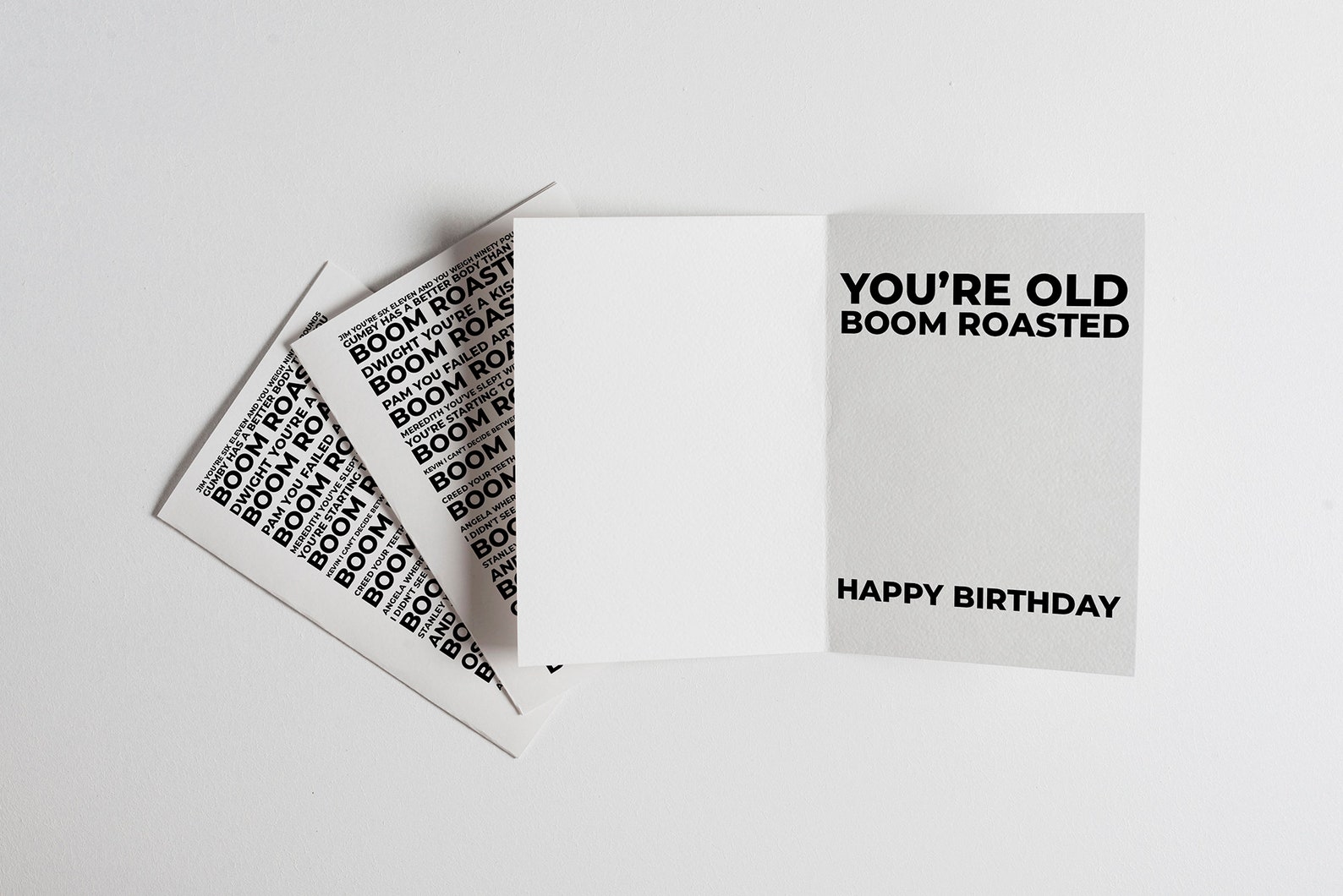 Boom Roasted Birthday Card | the Office Birthday Card | Printable Cards ...