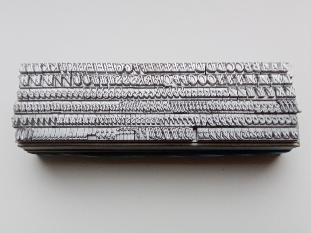 14 Point TIMES ITALIC 3A Letterpress Metal Printing Type - Etsy