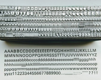 Letterpress Type | Etsy