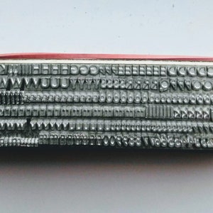 10 Point GILL SANS MEDIUM 4A Upper & Lower Case, Letterpress Metal ...