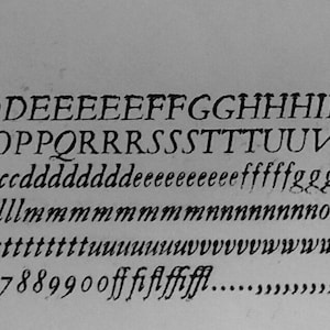 12 Point GARAMOND Italic Upper and Lower Letterpress Metal Printing ...