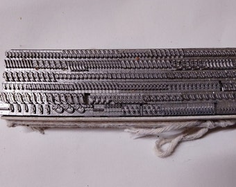 10 Point GILL SANS MEDIUM 4A Upper & Lower Case, Letterpress Metal ...