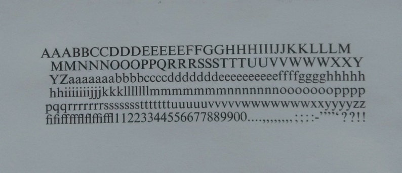 12 Point Times New Roman 3A Letterpress Metal Printing Type - Etsy